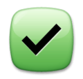Check Mark Button Emoji - CharacterCodes.net